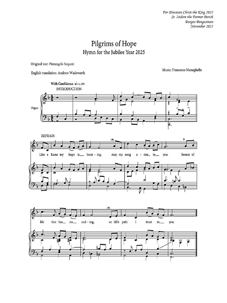 Pilgrims of Hope | PDF