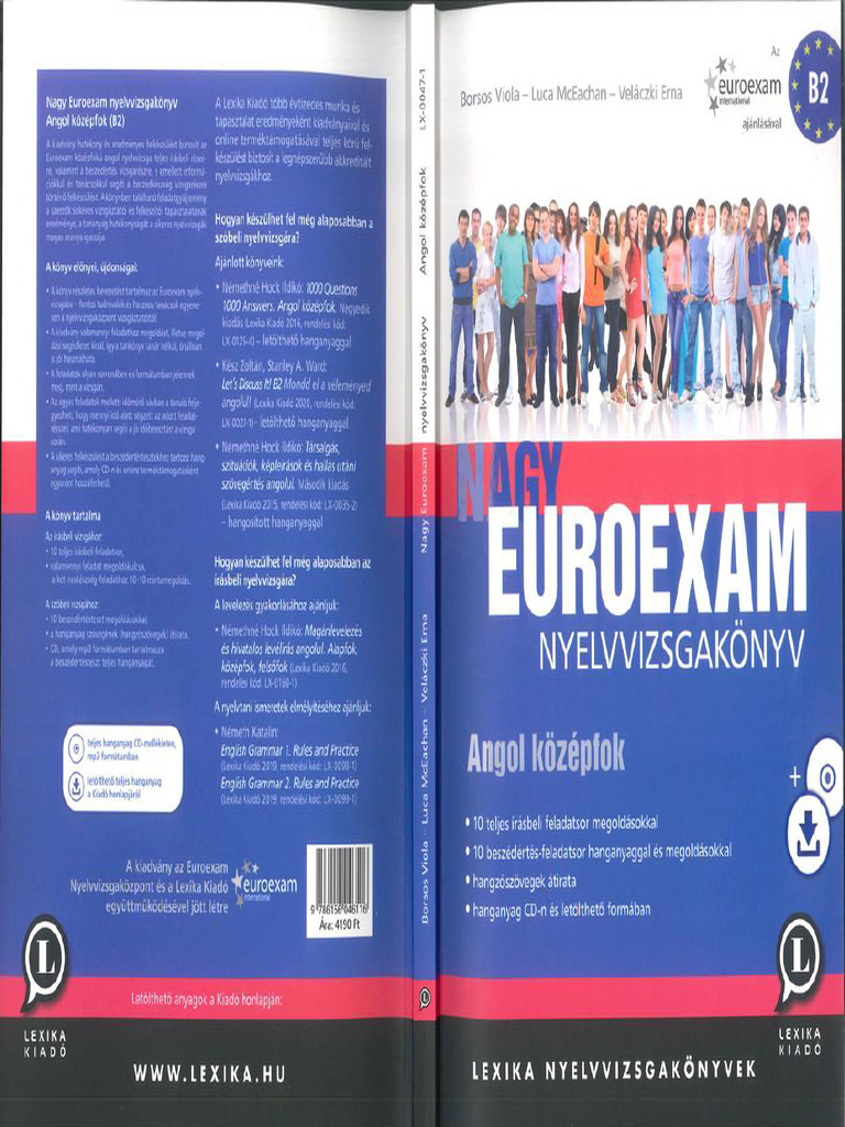 Nagy Euroexam Nyelvvizsgaknyv Angol Kzep b2 PDF Free | PDF