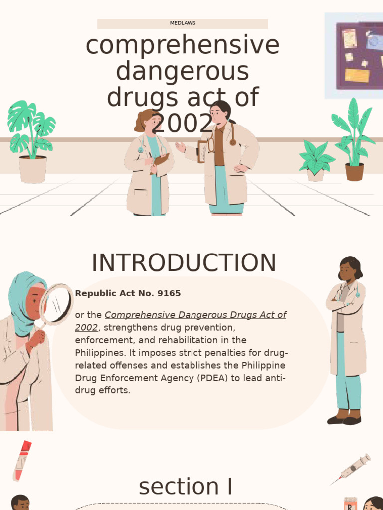 Comprehensive Dangerous Drug Act of 2002 | PDF