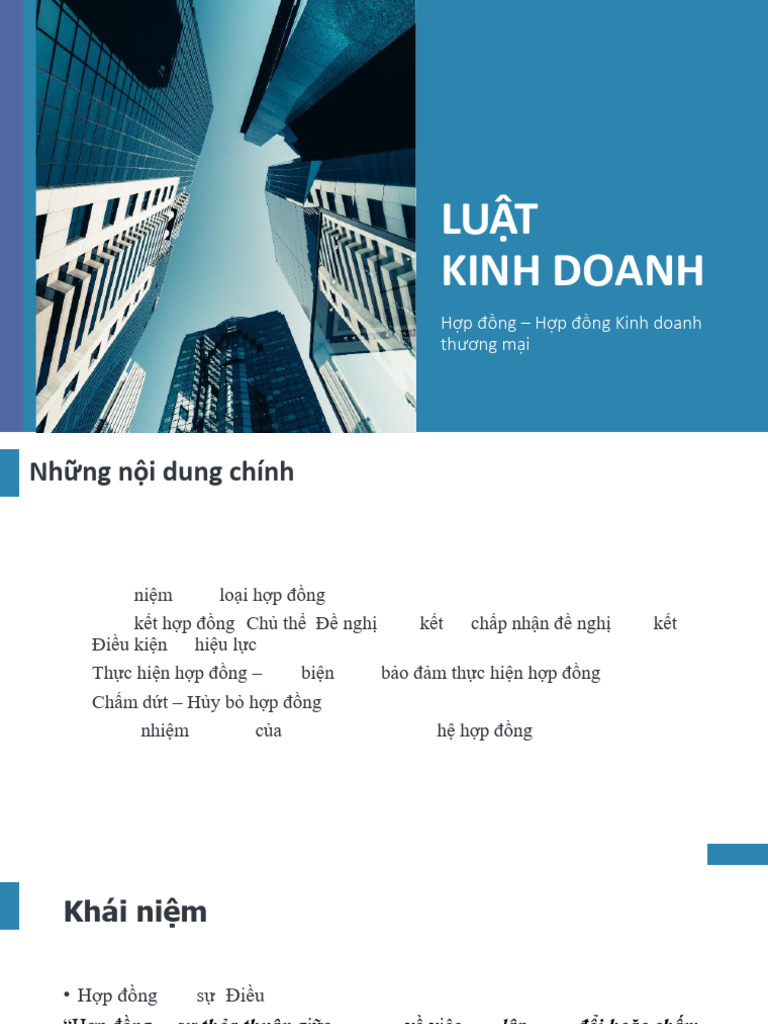 Kinh Doanh: H P Đ NG - H P Đ NG Thương M I | PDF