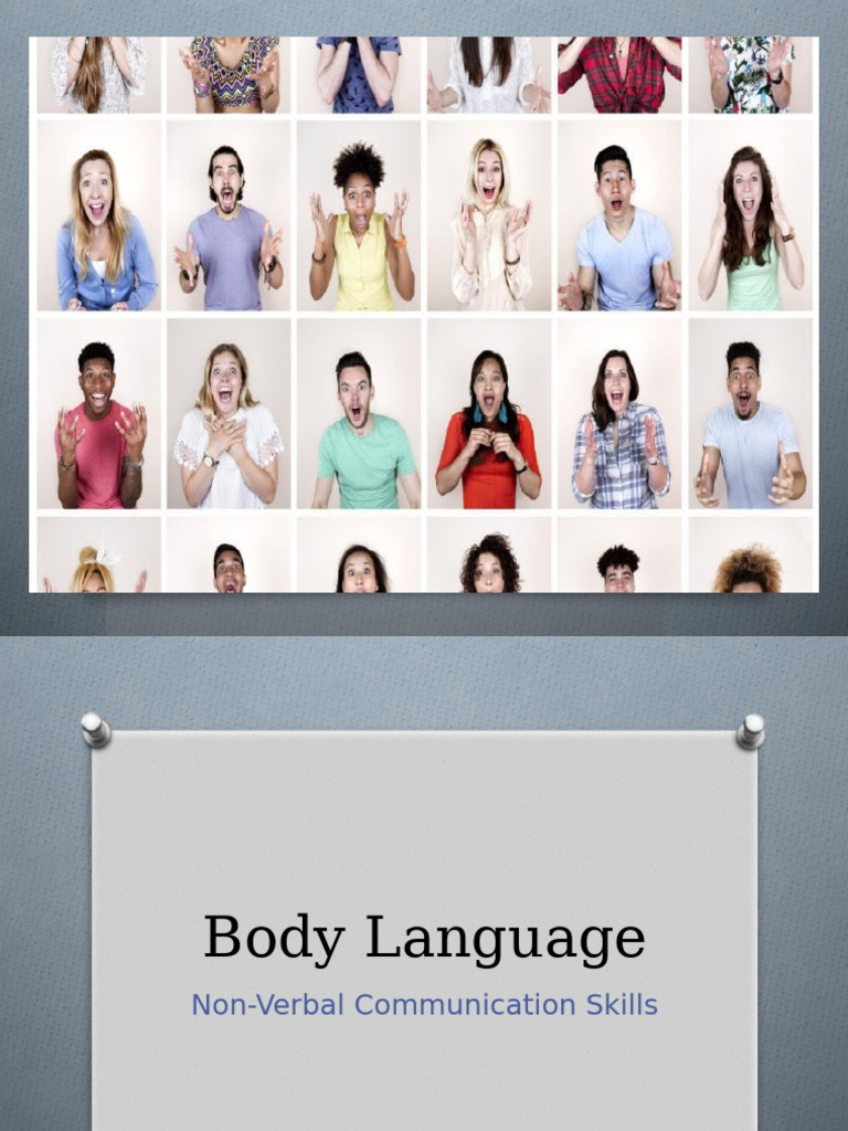 Non Verbal Communication 2024 | PDF | Nonverbal Communication ...