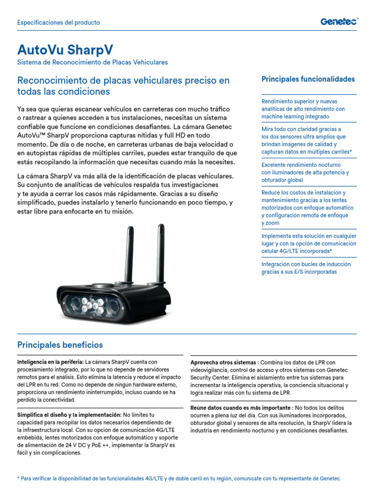 Autovu Sharpv Gen3 | PDF