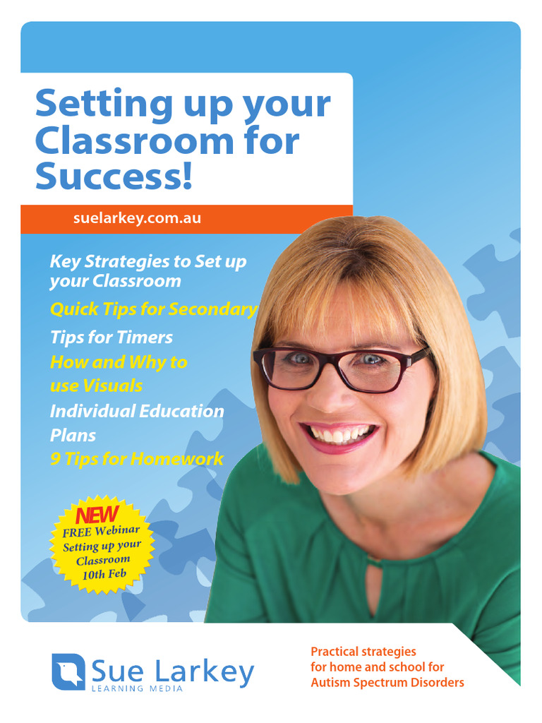 Sue-Larkey-Setting-up-Classroom-E-Book-2022 | PDF | Individualized Education Program | Autism
