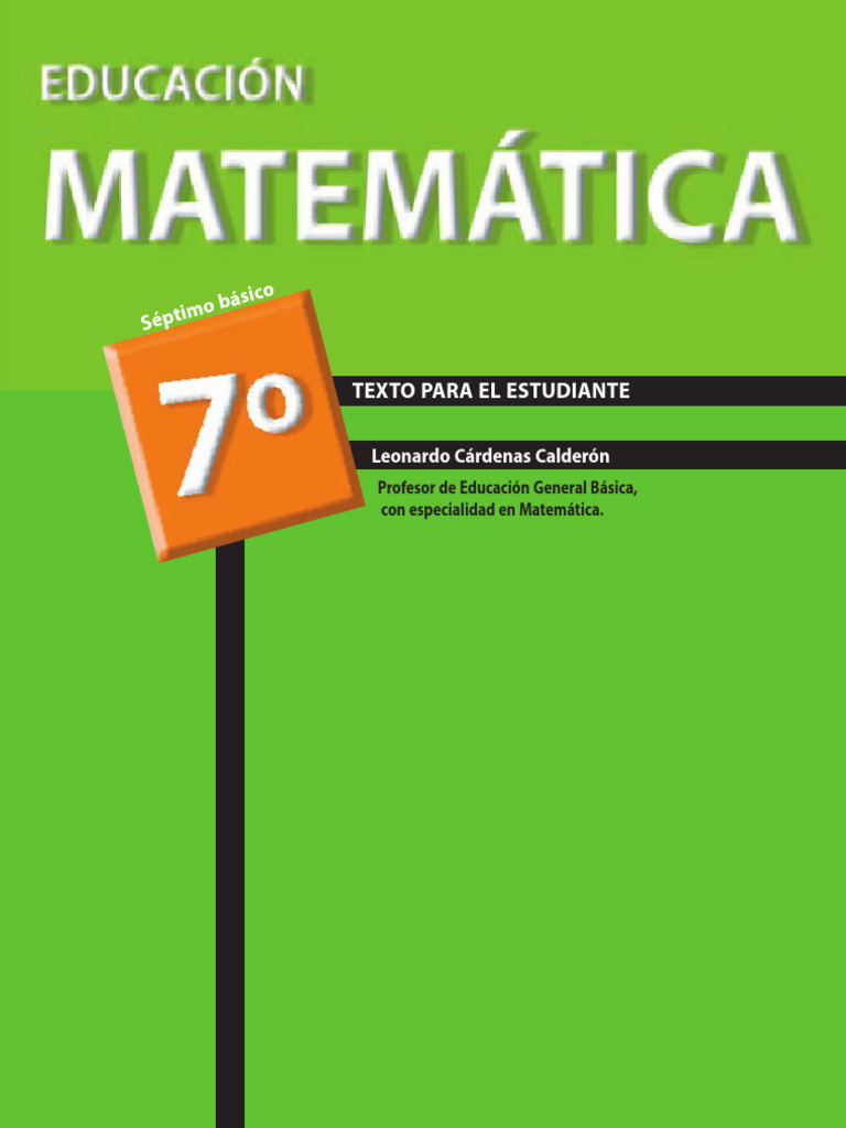 Matematica 7 Basico | PDF | Exponenciación | Entero