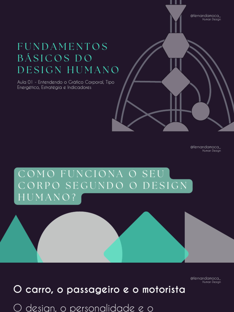 Fundamentos do Design Humano: Aula 01 | PDF