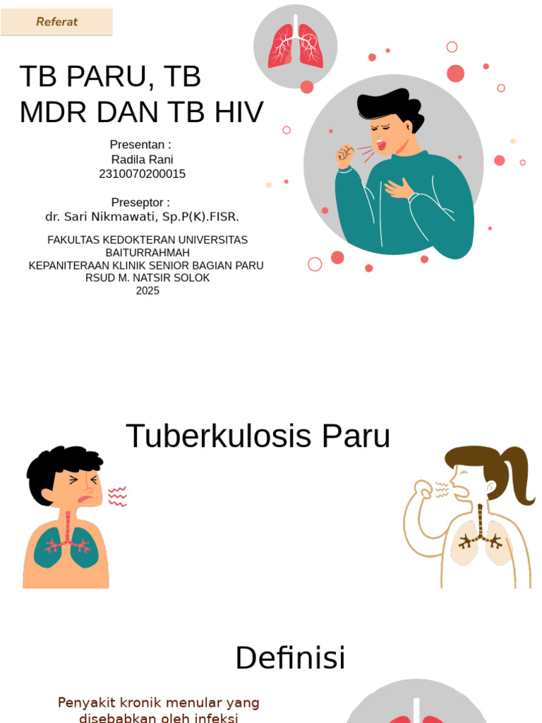 TB Paru, TB MDR Dan TB Hiv | PDF