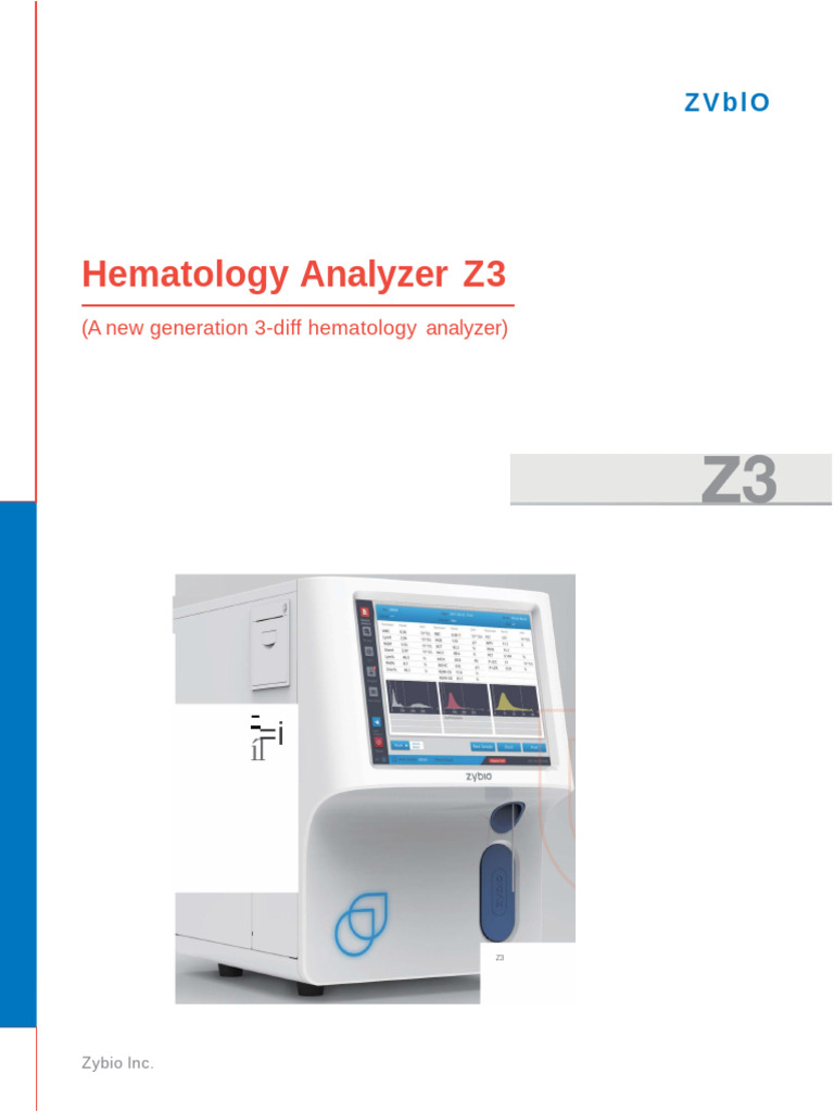 Hematology Analyzer Z3 | PDF | Computing | Input/Output