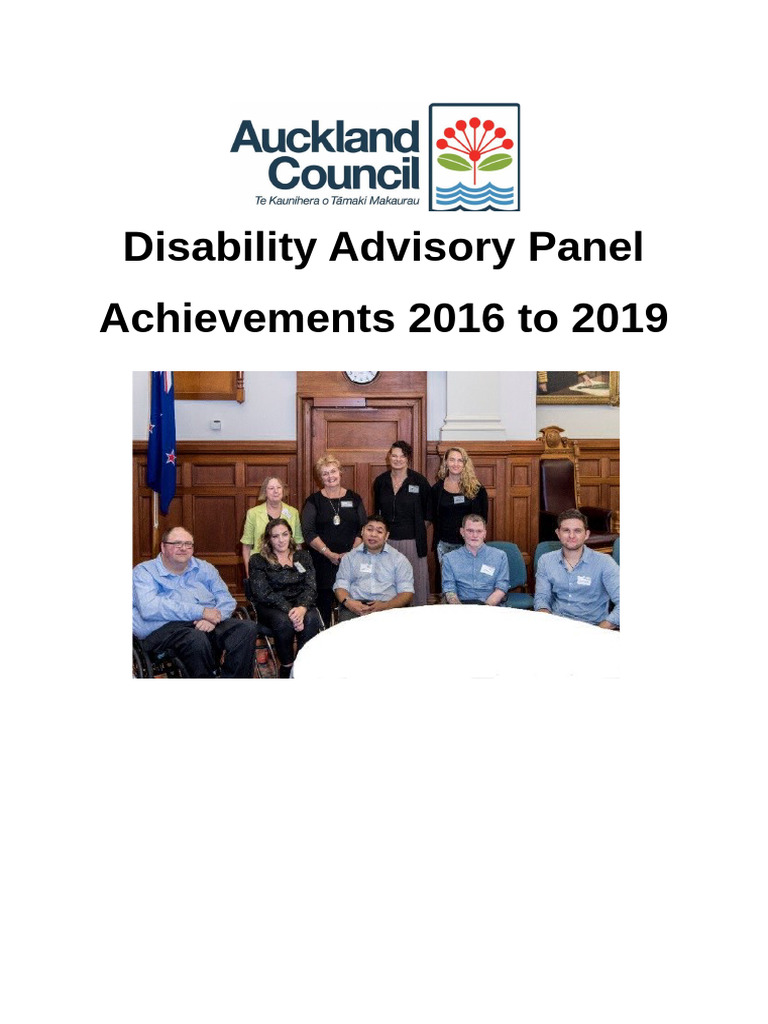 Disability Advisory Panel Report 2016-2019 | PDF | Transport