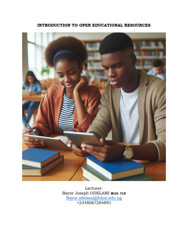 Introduction To Open Educational Resources | PDF