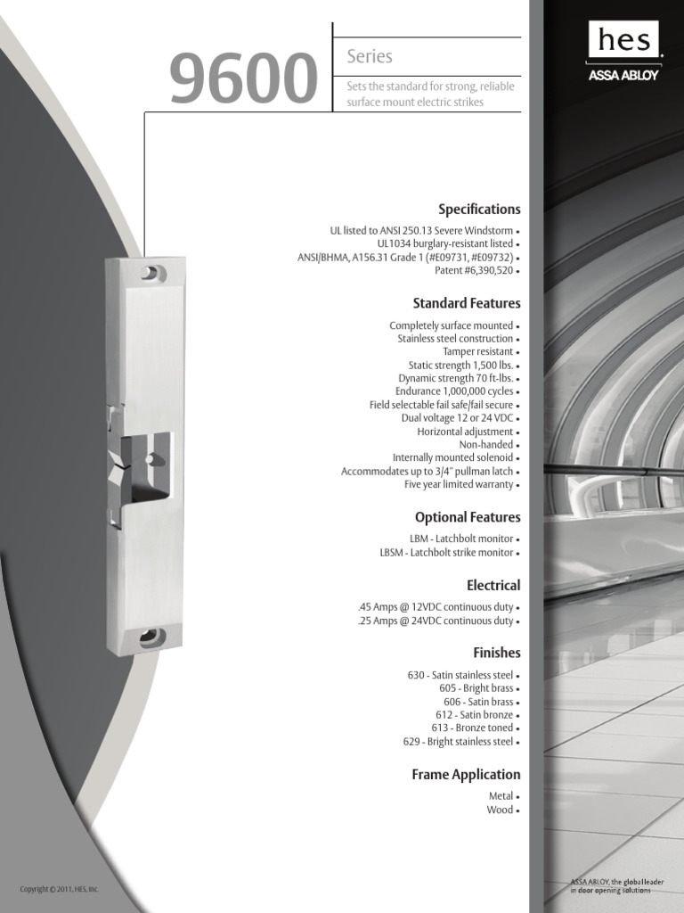 HES9600Series-DataSheet | PDF | Manufactured Goods | Materials