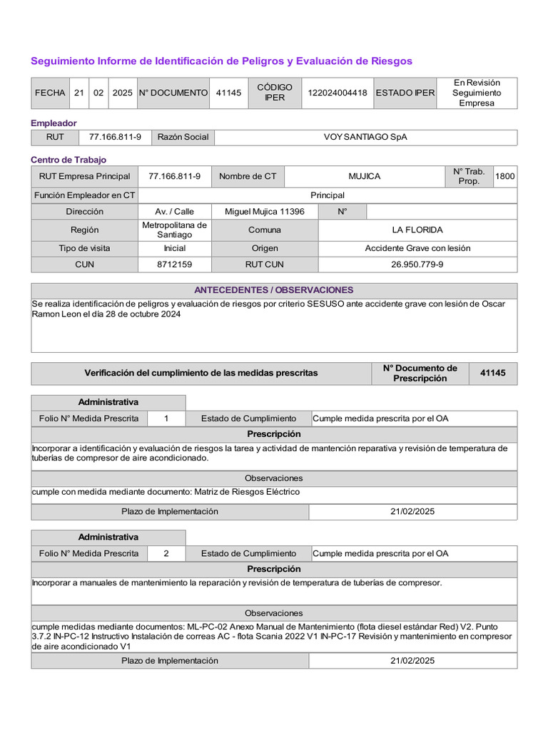 Report e Segui Mien To | PDF