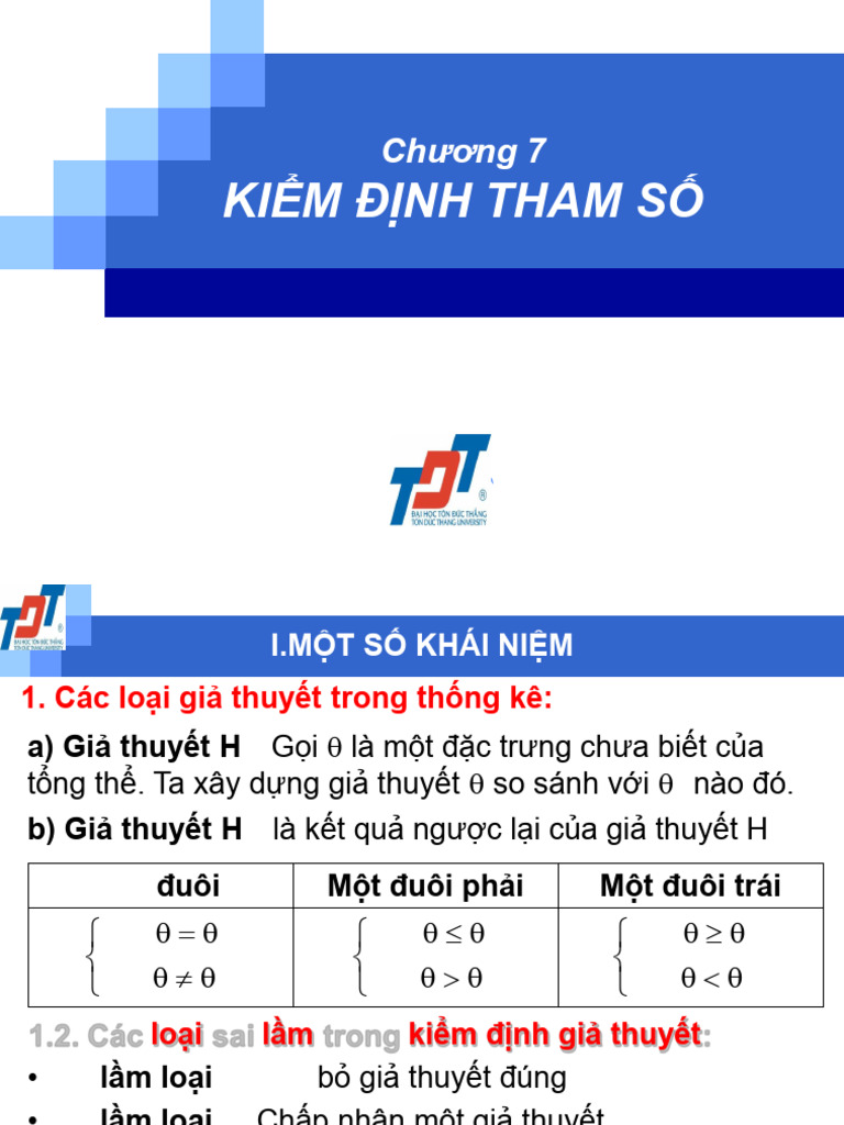 Chapter7 Kiemdinhthamso | PDF