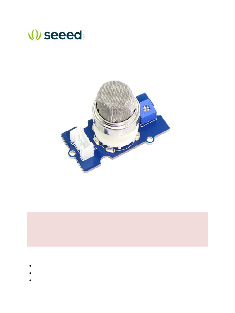 Data Sheet of MQ5 Sensor | PDF | Sensor | Arduino