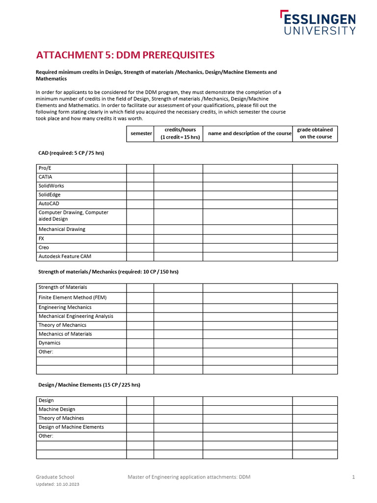 CGS DDM General Application Package Prerequisites 5 | PDF