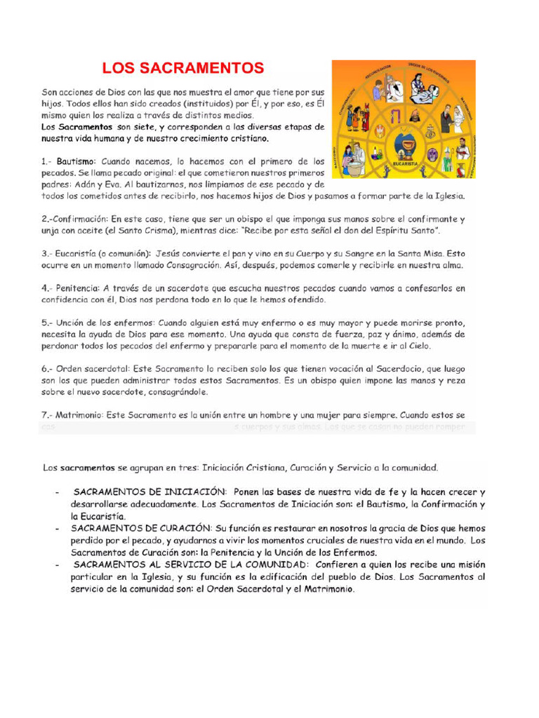 Los Sacramentos | PDF