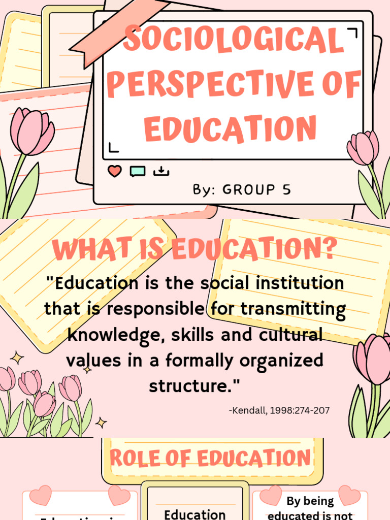Sociological perspective of education | PDF | Society | Socialization