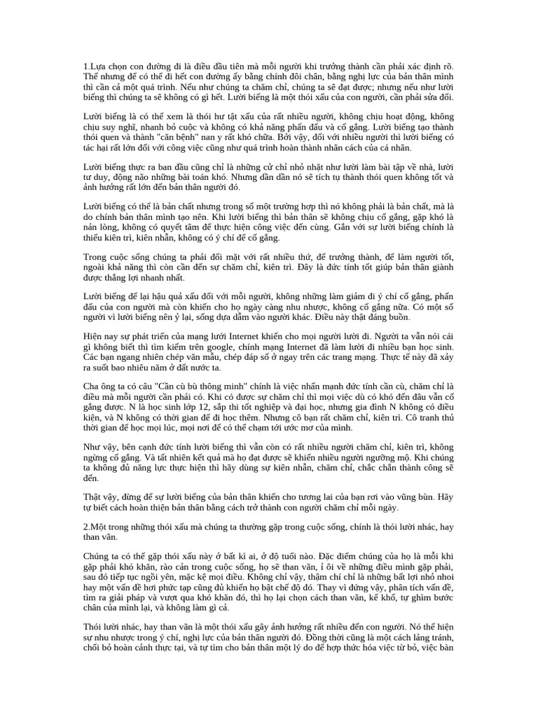 Luoi Bieng | PDF