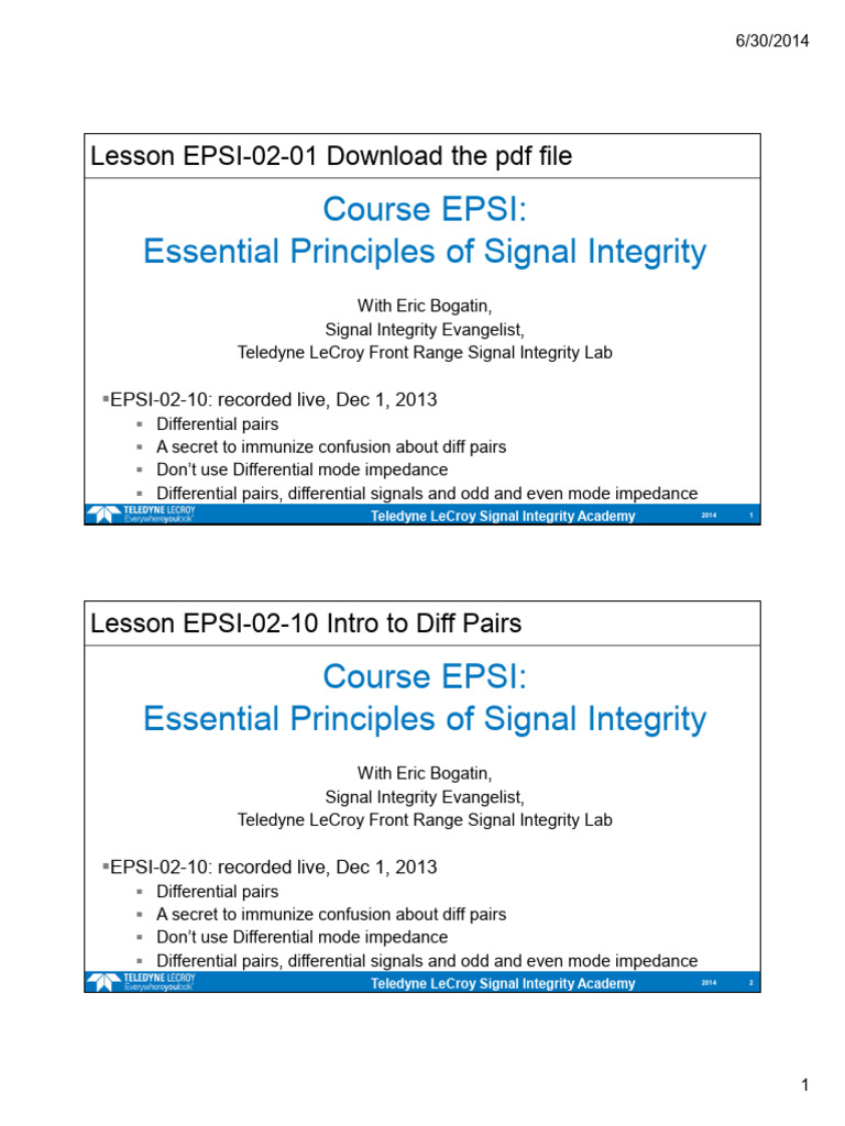 Epsi 02 01 | PDF | Decibel | Transmission Line