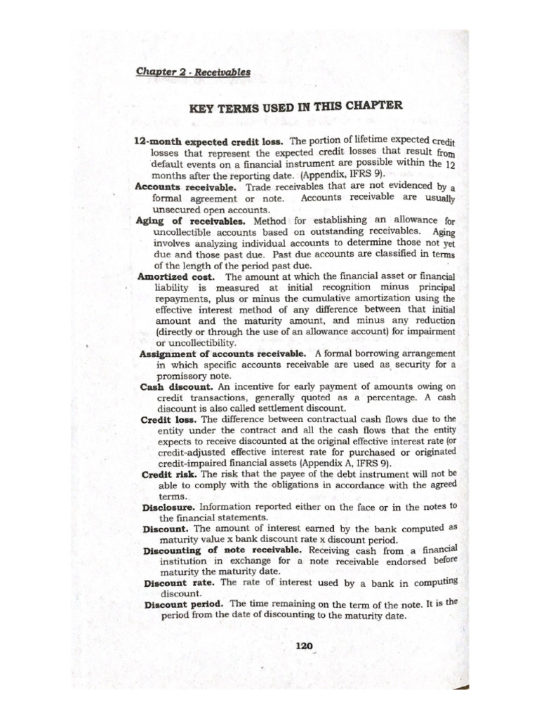 CHAPTER 2 Receivables problems | PDF