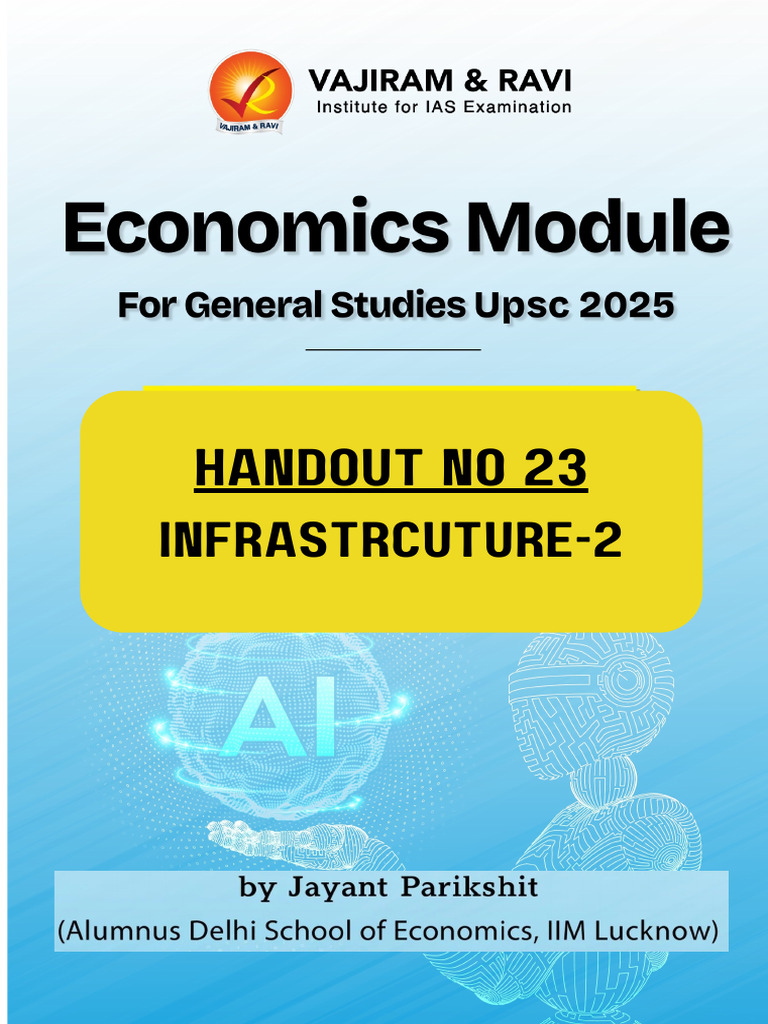 Economics Module Infra | PDF | Infrastructure | Public–Private Partnership