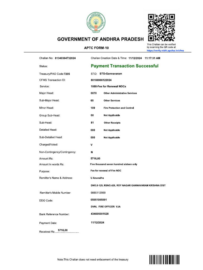 Challan | PDF
