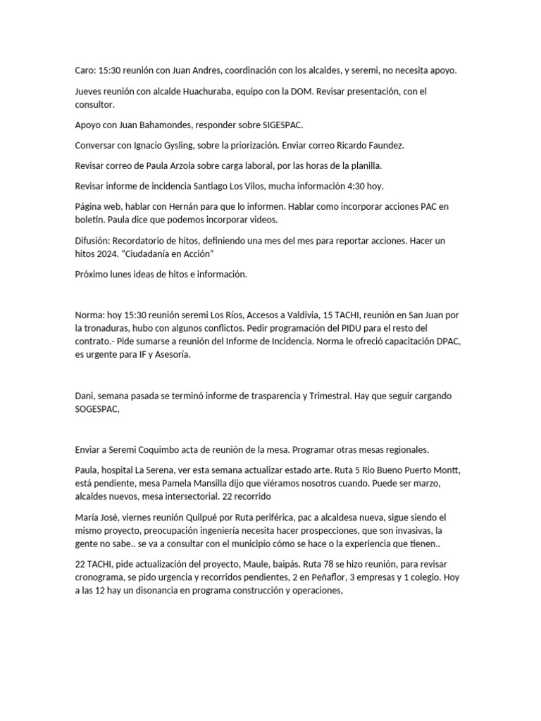 Reunión Equipo DPAC - 13012025 | PDF