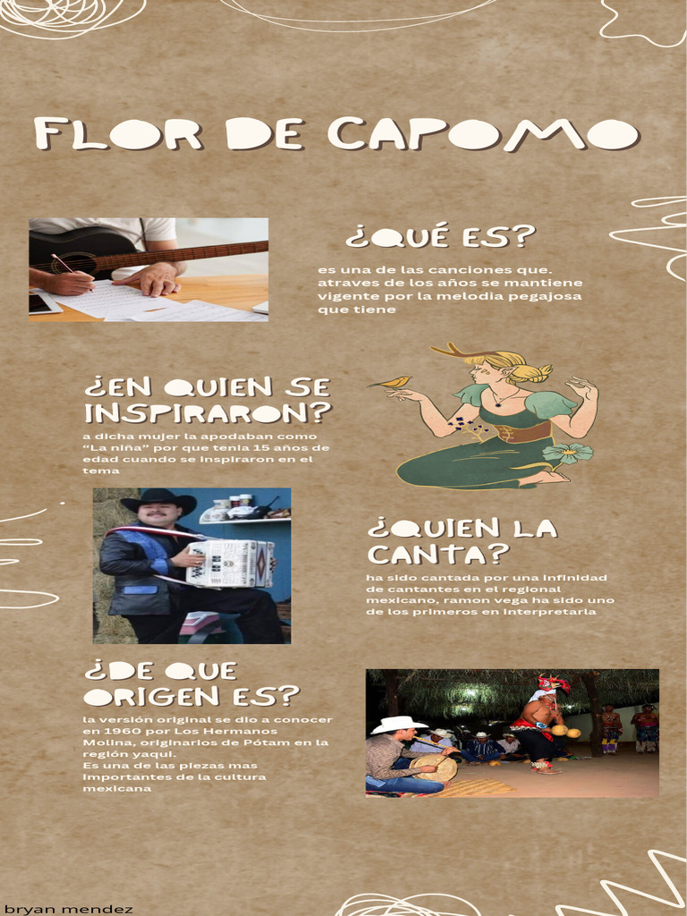 Infografia Flor de Capomo PDF | PDF
