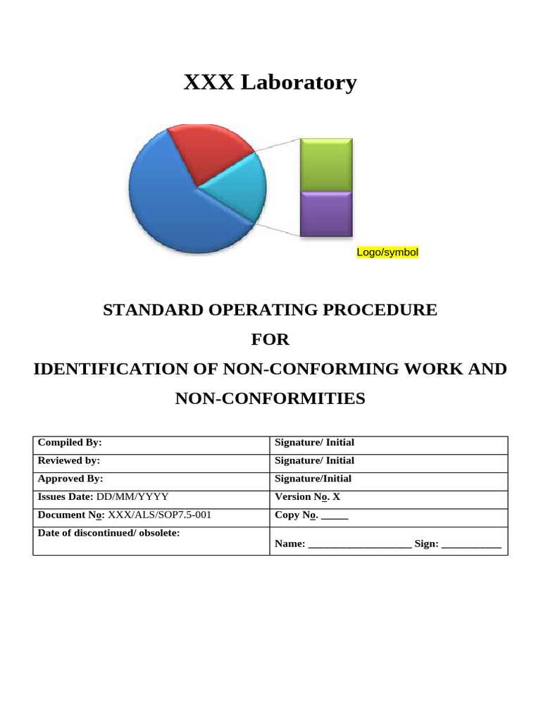 7.5-001 Procedure For Identification of Non Conforming Work and Non ...