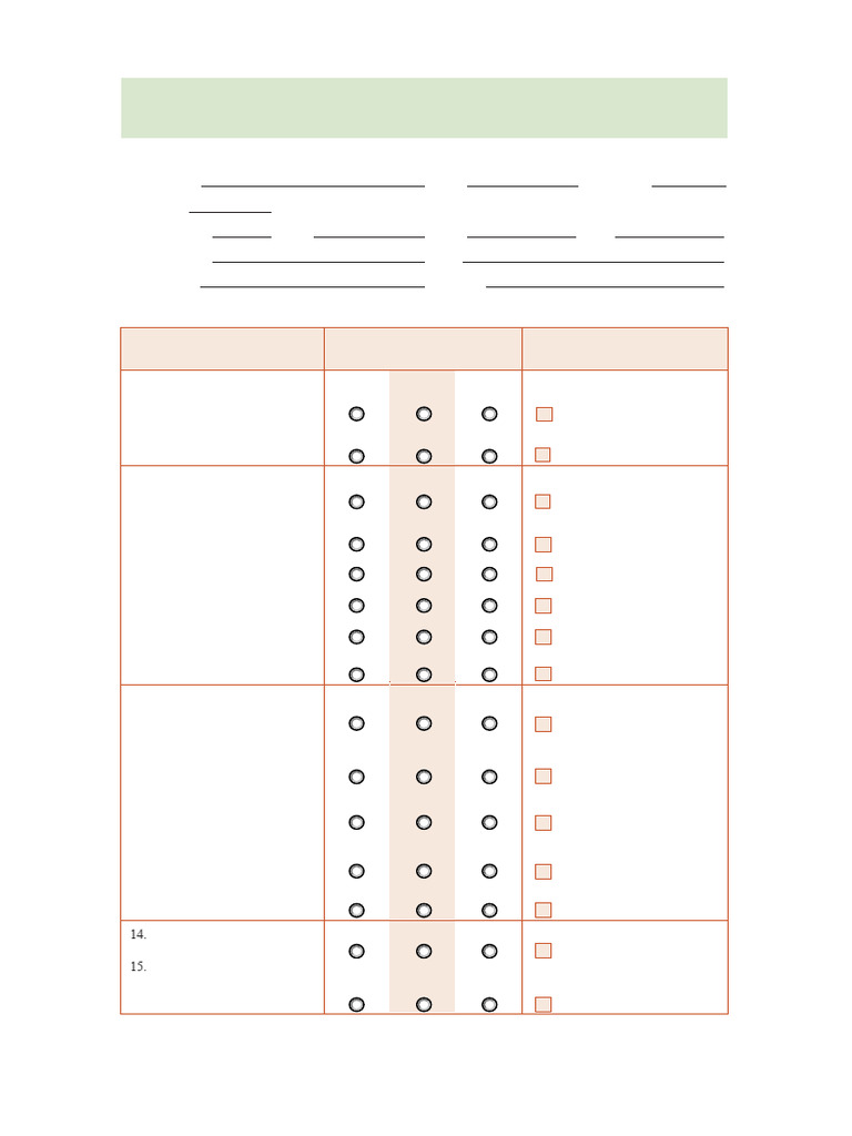 NBO Recording Form FILLABLE | PDF | Infants | Human Development