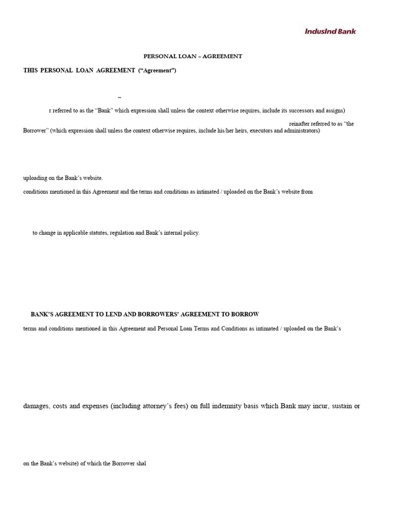 Agriment Ashok (1) | PDF | Banks | Loans