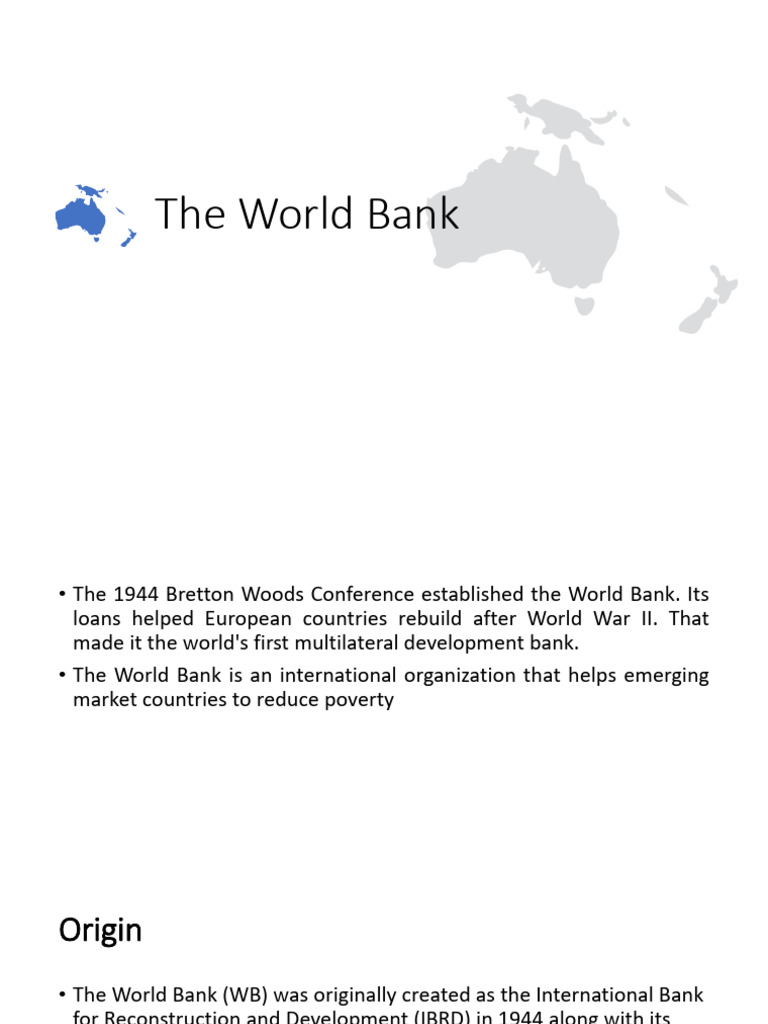 The World Bank | PDF | World Bank | Economies