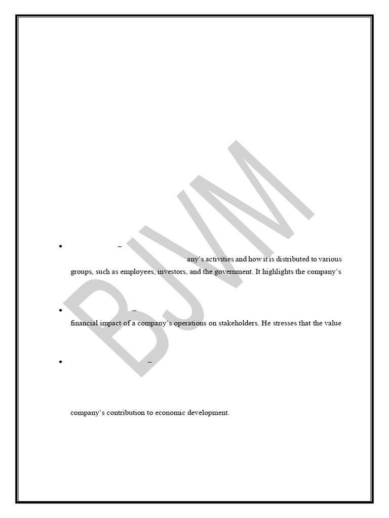 Value Added Statement - PDF New | PDF | Income Statement | Dividend