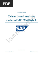Joining Table by Using SE16H SAP S/4 Hana SD | PDF | Computing | Computer Programming