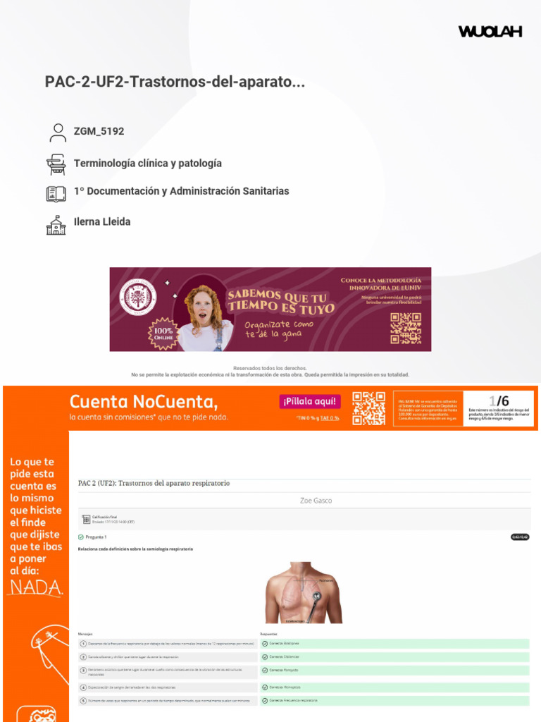 Wuolah Free PAC 2 UF2 Trastornos Del Aparato Respiratorio | PDF