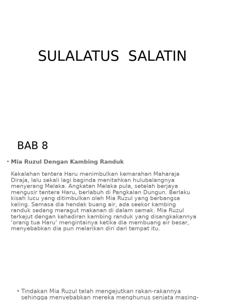 Mia Ruzul dan Kambing Randuk | PDF