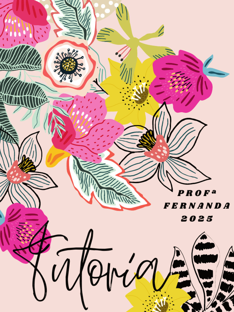 Colorful Spring Blossoms Notebook Cover | PDF