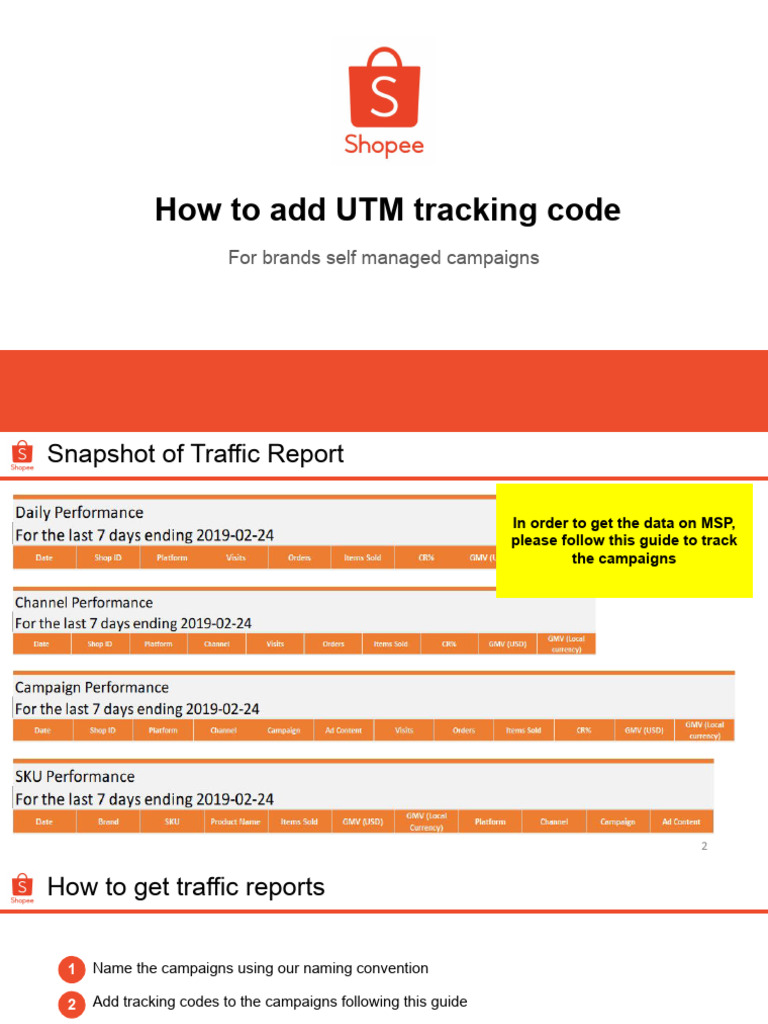(EXTERNAL) How To Add UTM Tracking Code v01.2021 | PDF | Facebook ...