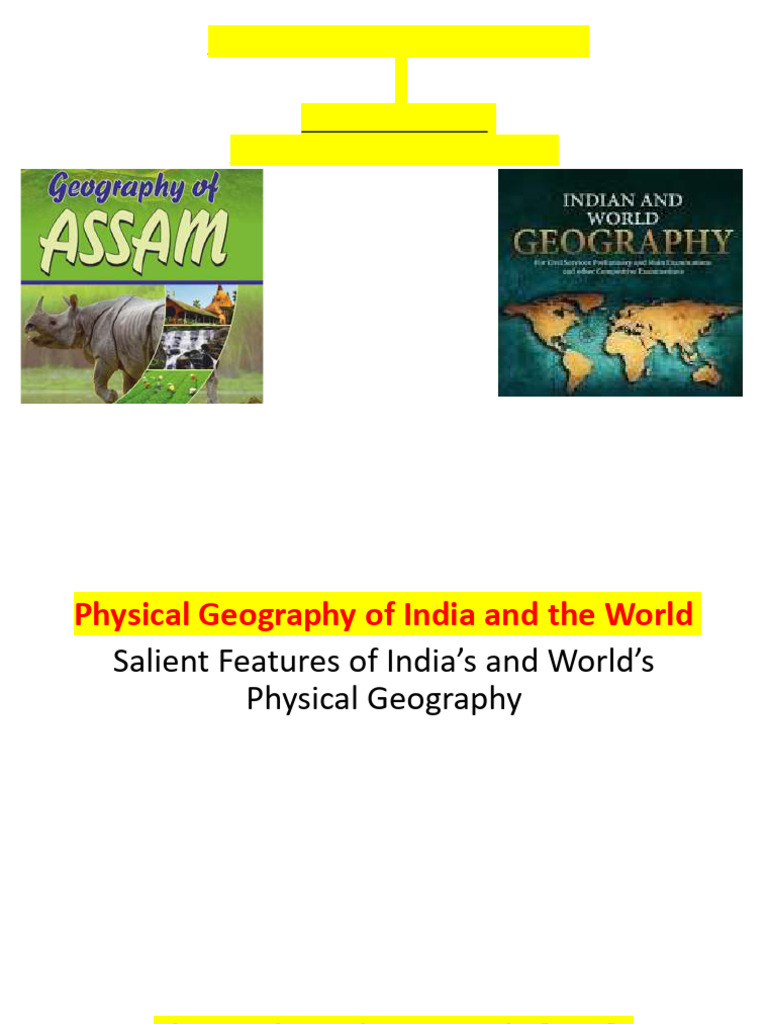 India-World Geography | PDF | Planets | Solar System