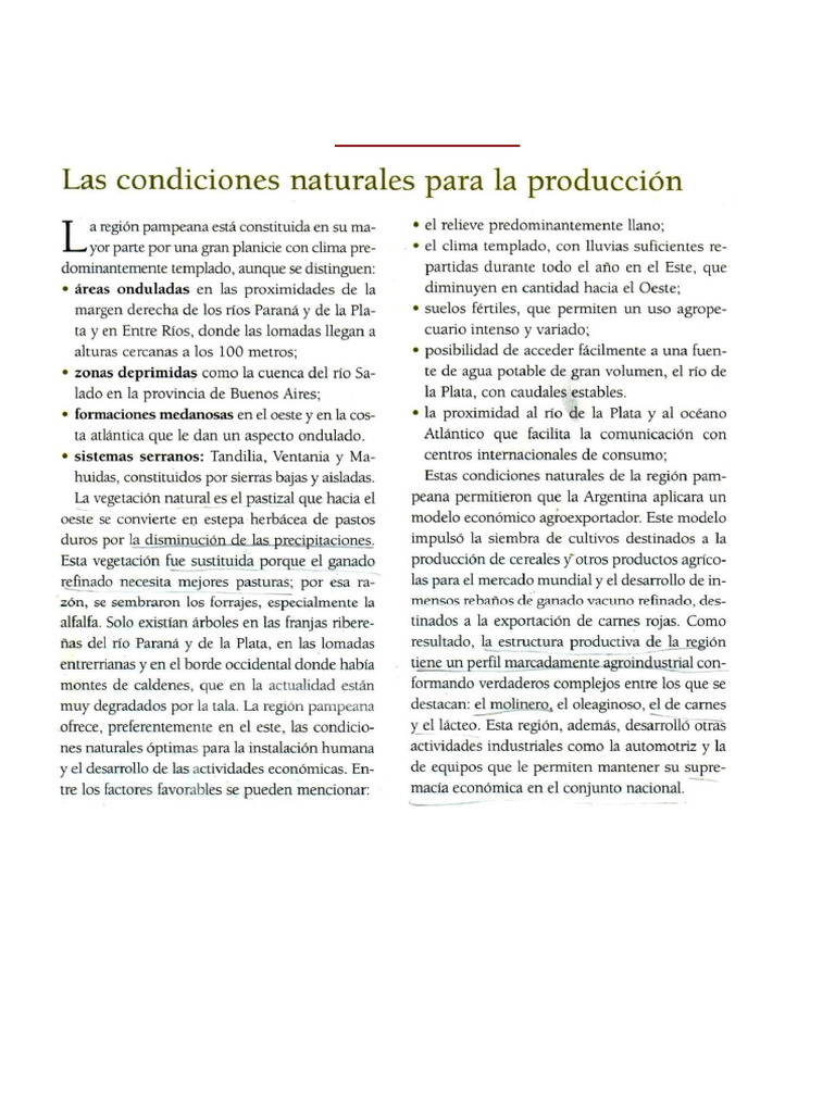 Regiones de Argentina: Un Resumen | PDF