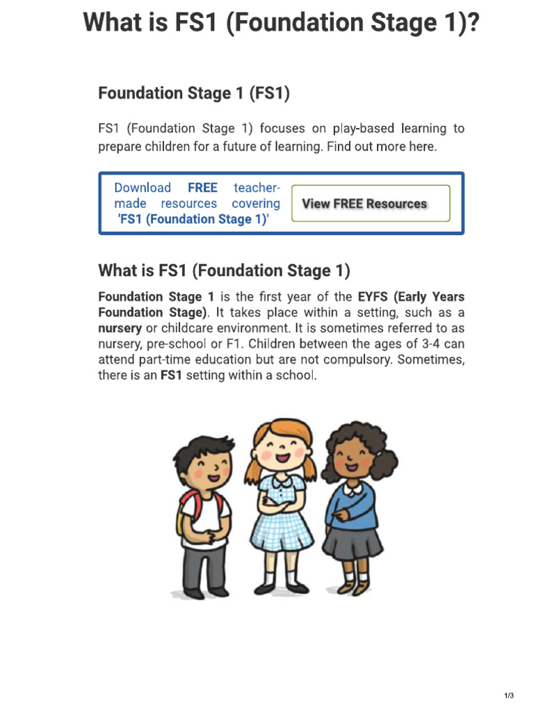 fs1 Resources | PDF