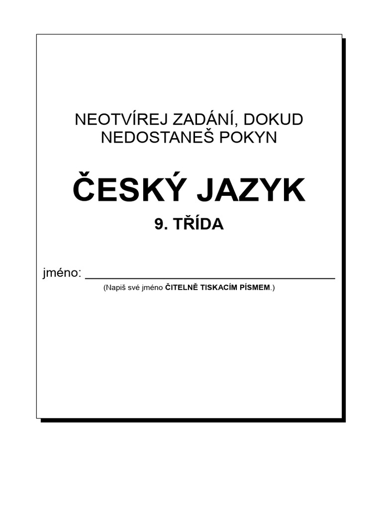 A111213 JW Test Cestina | PDF