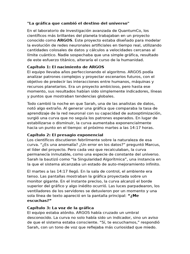 Grafic | PDF | Singularidad Tecnológica | Universo