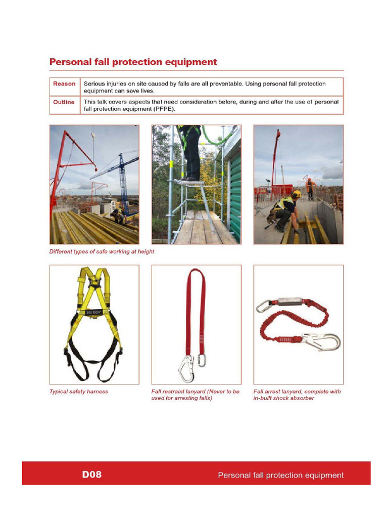 Fall Protection Equipment | PDF