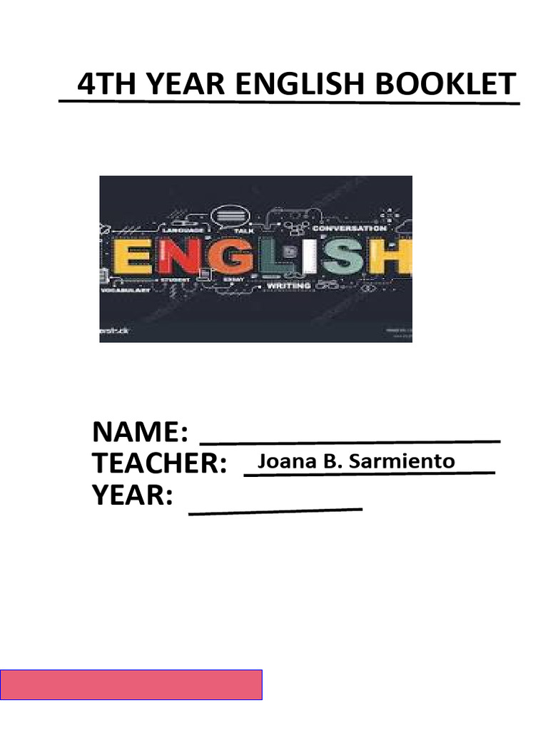 4th year booklet | PDF | Formatos de archivo de computadora