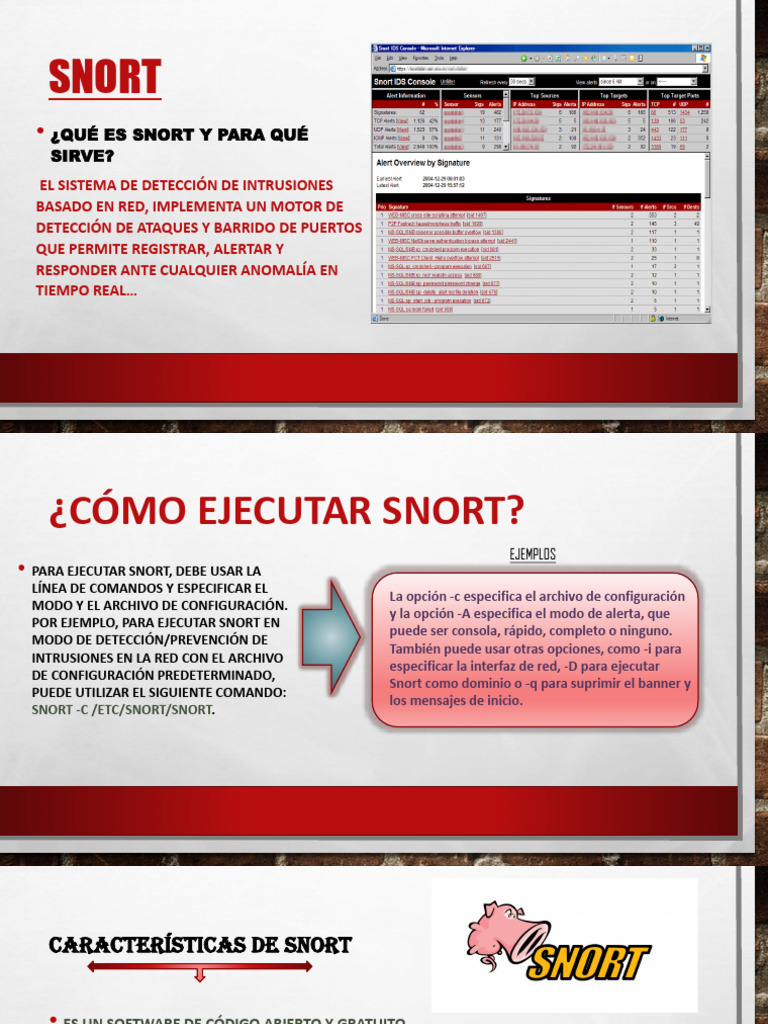 Que Es SNORT y para Que Sirve | PDF