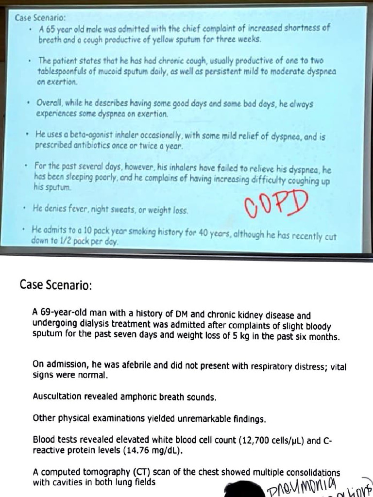 Respiratory Patho Cases 2 | PDF