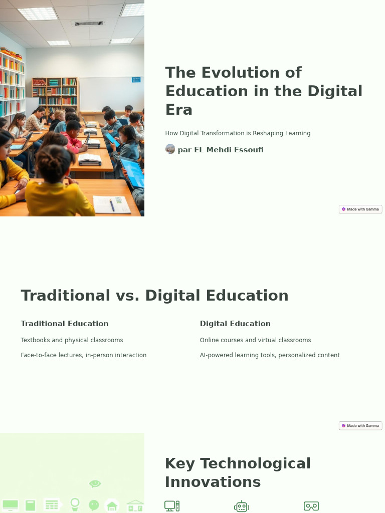Digital Education: Trends and Innovations | PDF