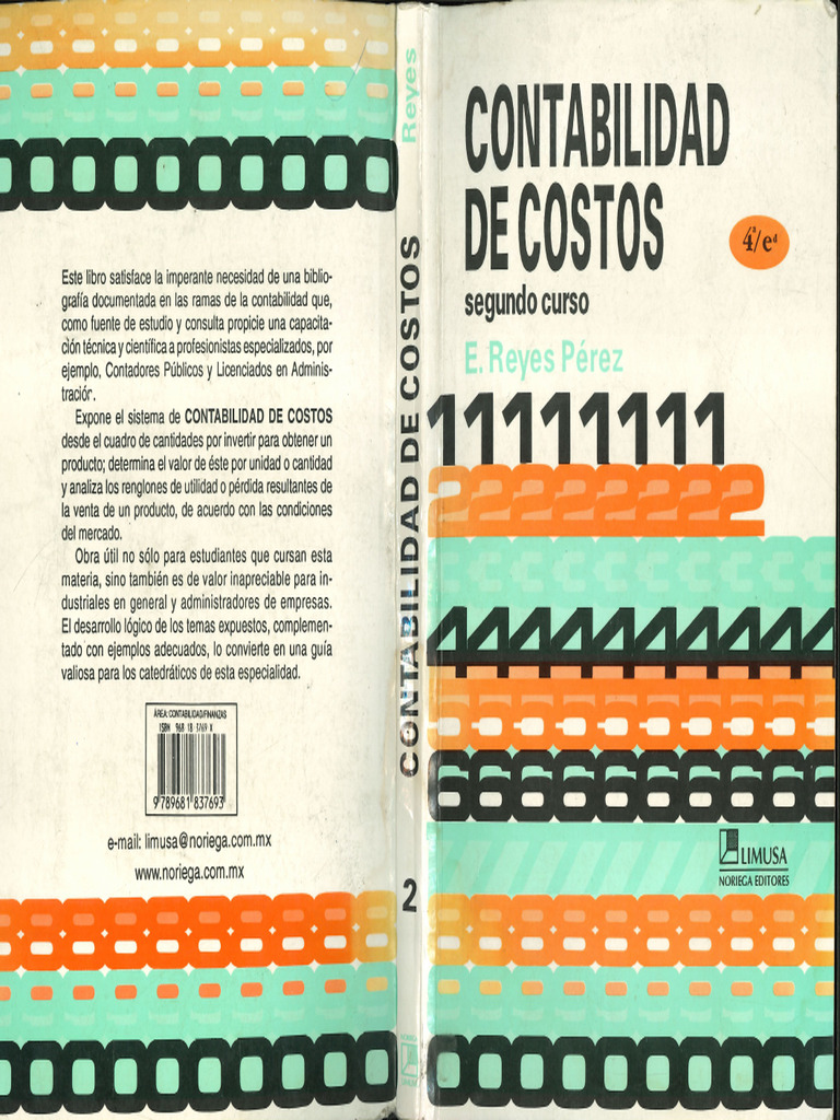 Contabilidad de Costos Libro Completo | PDF