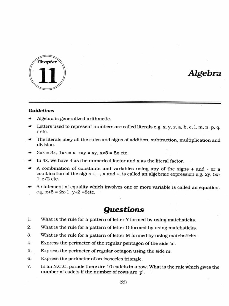 CH 11 Algebra-1-3 | PDF