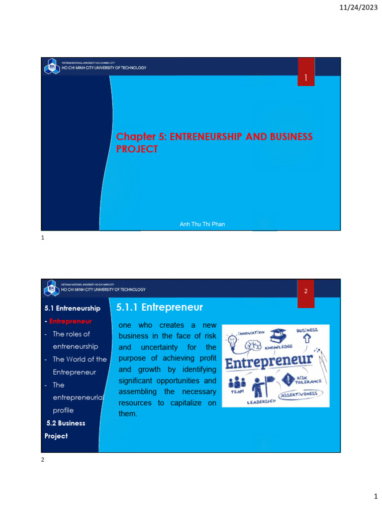 Understanding Entrepreneurship Basics | PDF | Entrepreneurship ...